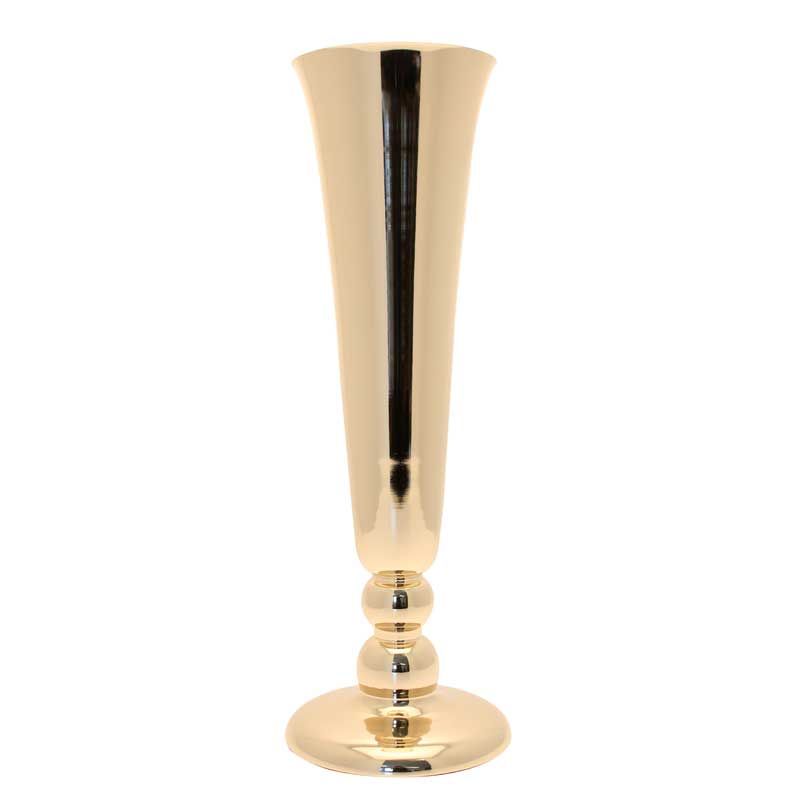 Gold Plated Conic Vase (50cm) | APAC