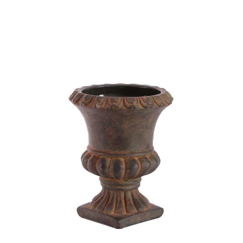Urn Cement Flower Pot (15.5x19.5cm) | APAC