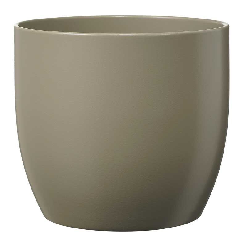Basel Fashion Pot - Matt Light Gray (16cm x 15cm) | APAC