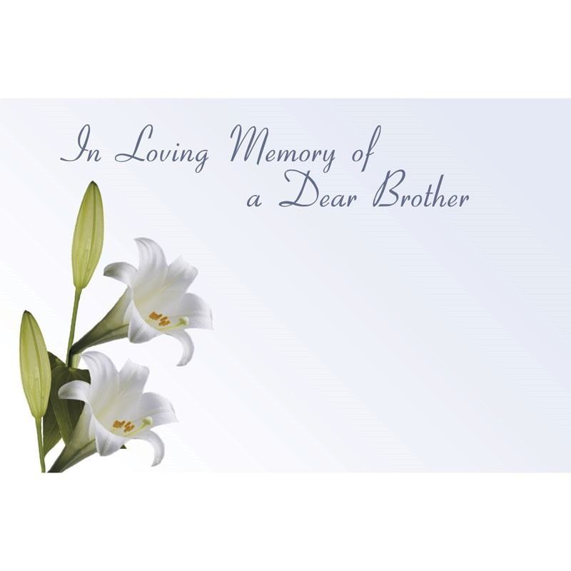In Loving Memory - Dear Brother x50(12) | APAC