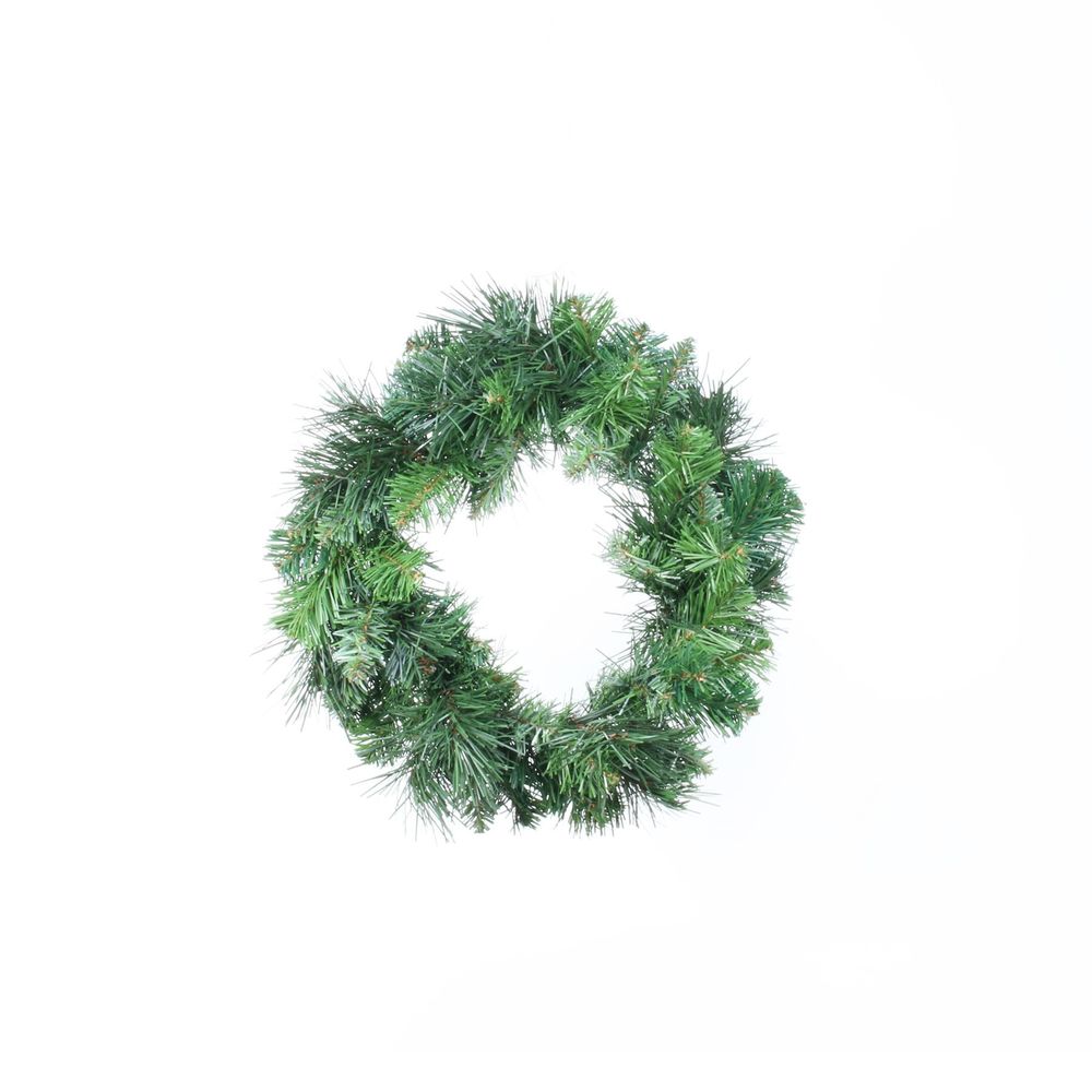 Deluxe Evergreen Single Wreath (60 Tips) (12 inch) | APAC