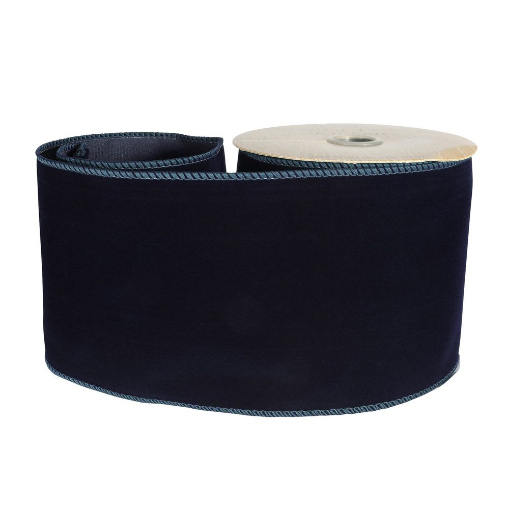 Navy velvet Ribbon 100mm x 20m | APAC