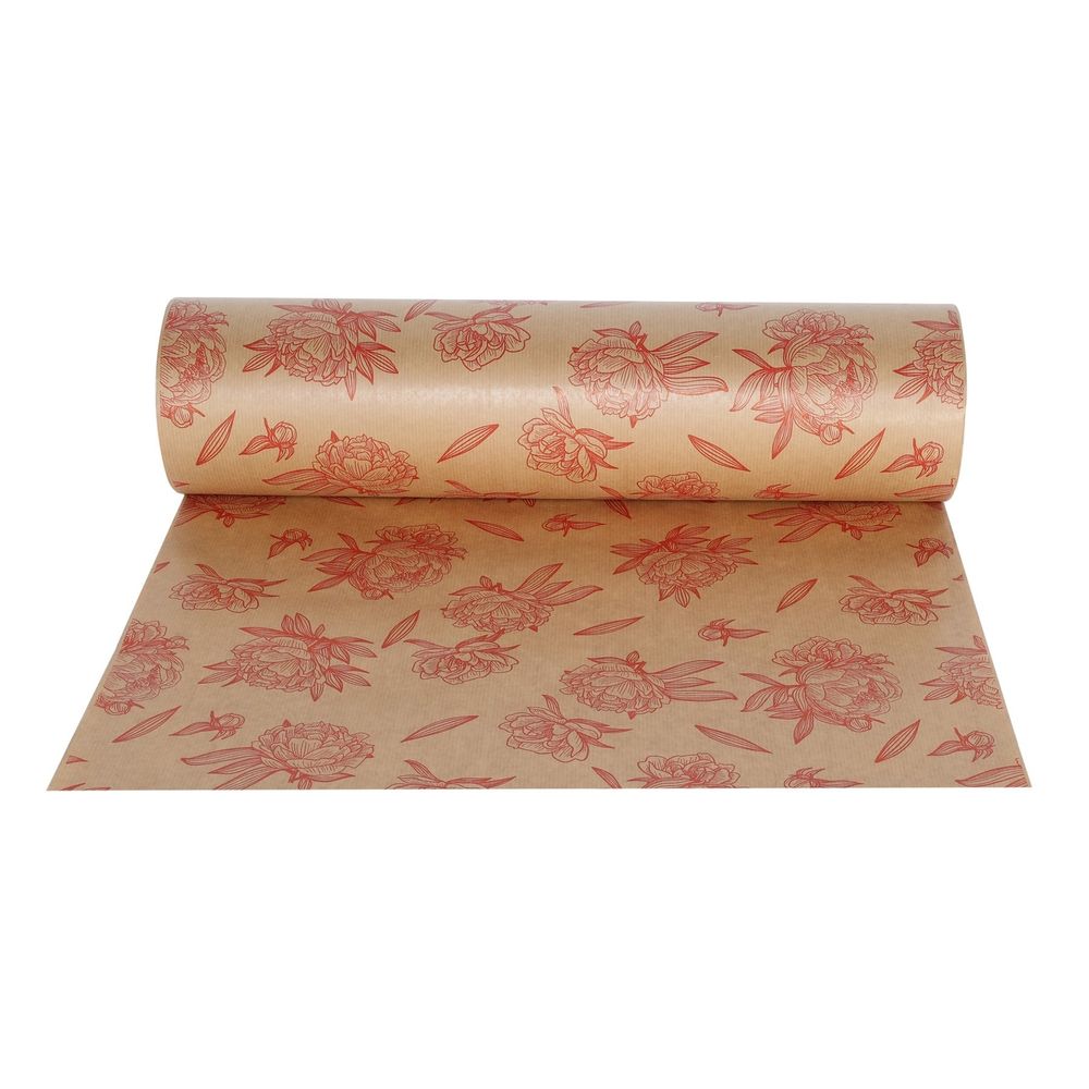 Red Impressions Kraft Paper - 50cm | APAC