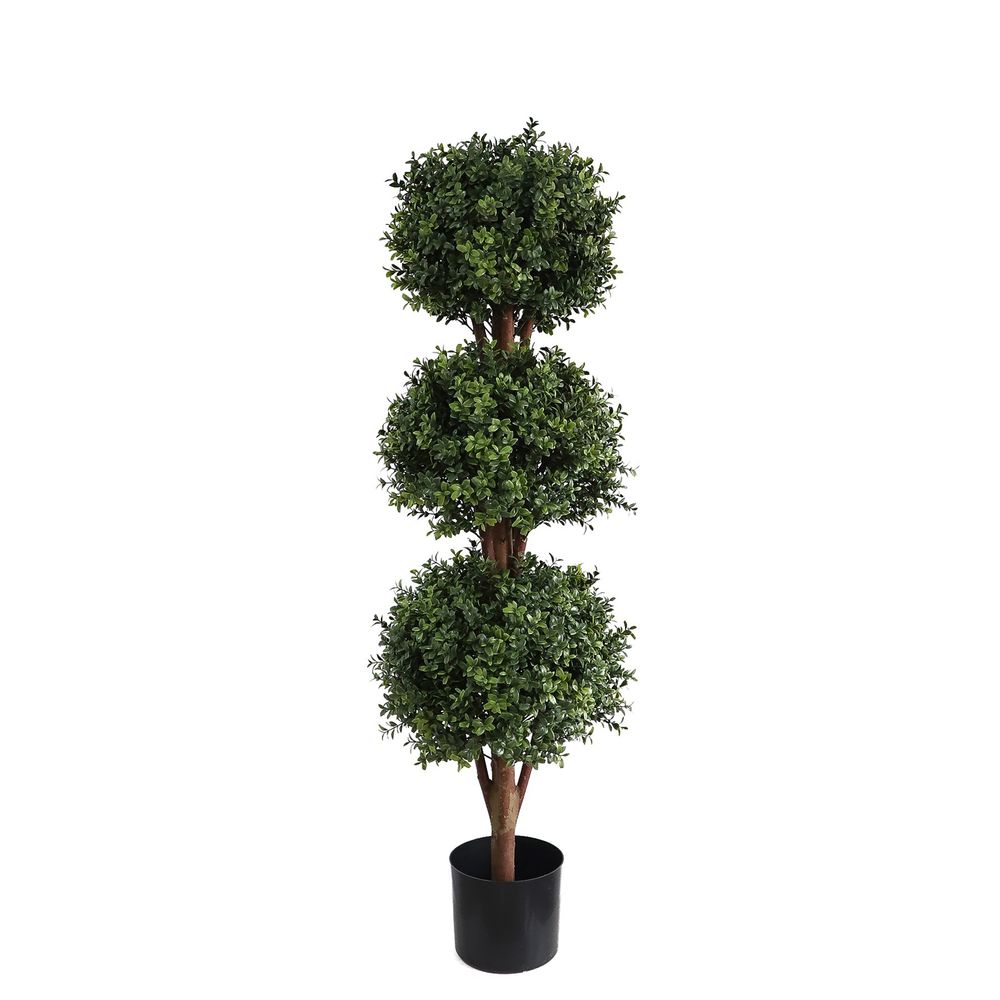 Boxwood Topiary Triple Ball U.V F.R - 145cm | APAC