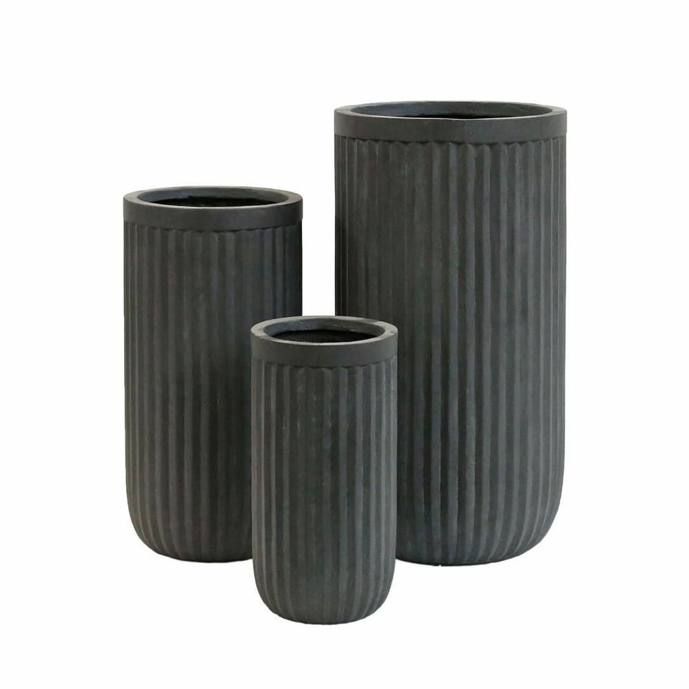 Hortus Corrugated Vase x3 | APAC