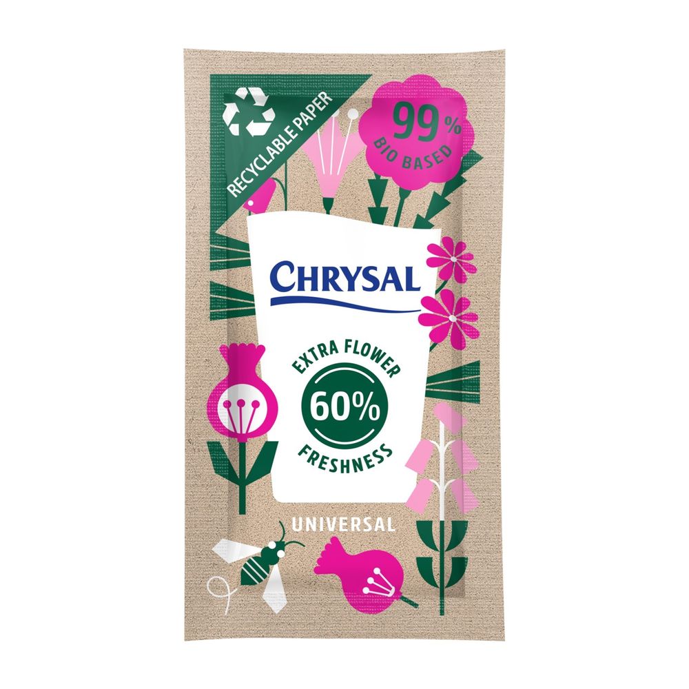Chrysal Bio Based Univ. paper sachet 500*1L INT | APAC