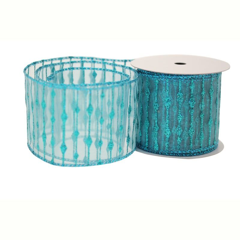 Turquoise Stripe with Glitter Ribbon | APAC